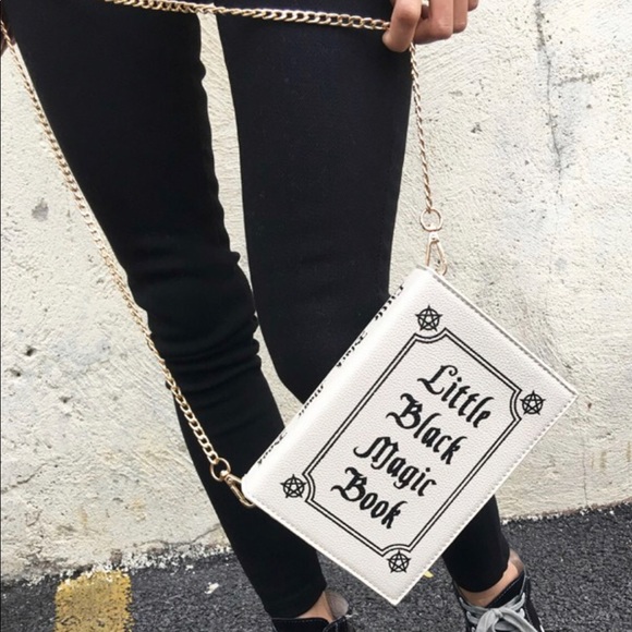 Unbranded | Bags | Little Black Magic Book Purse | Poshmark